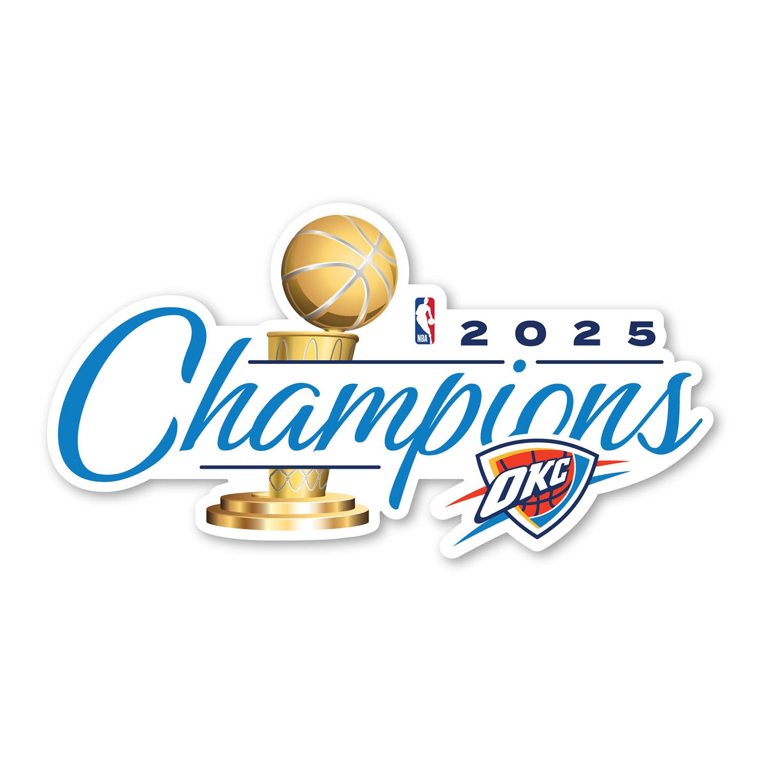 Official OKC Thunder Decals & Magnets | Official OKC Thunder Shop