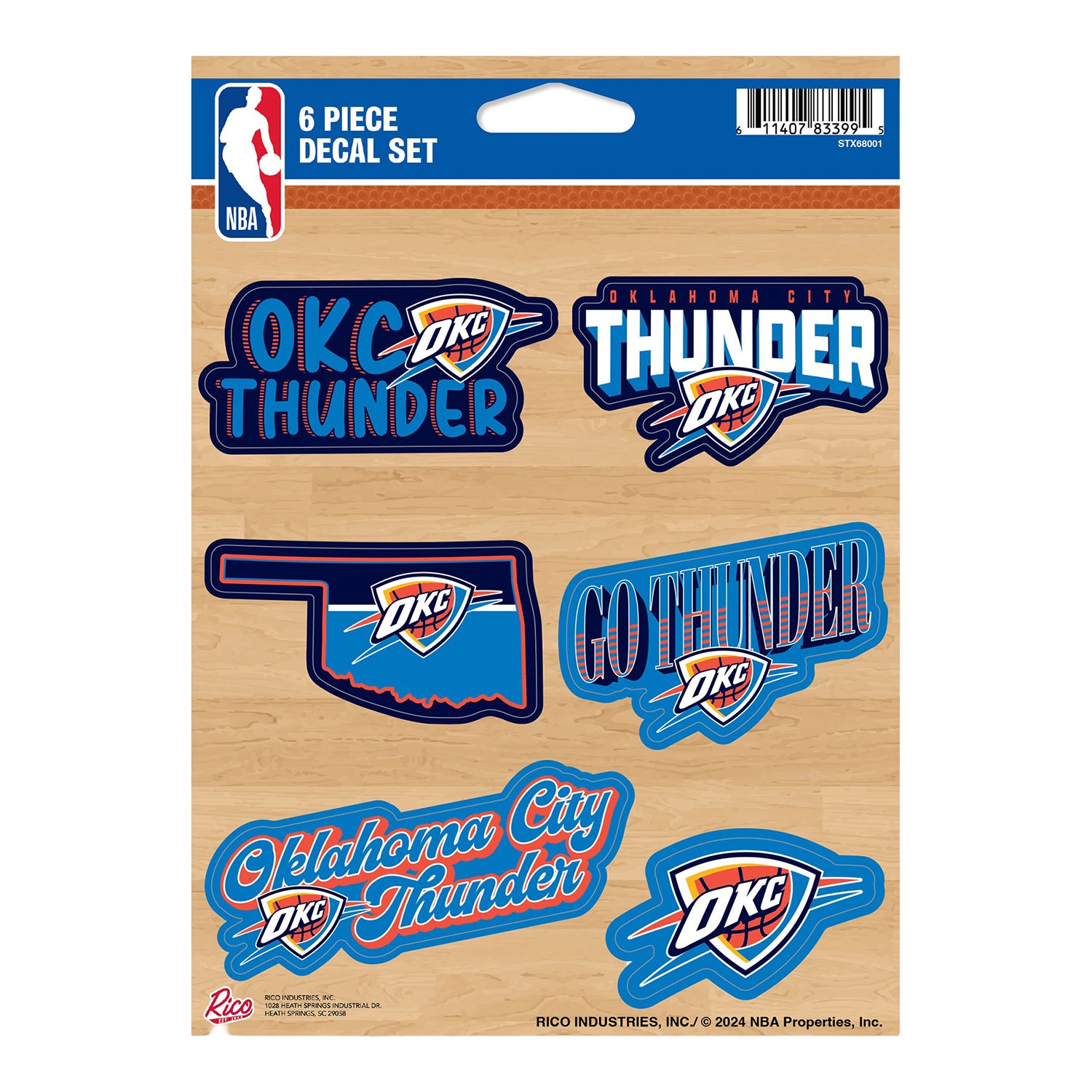 Official OKC Thunder Decals & Magnets | Official OKC Thunder Shop