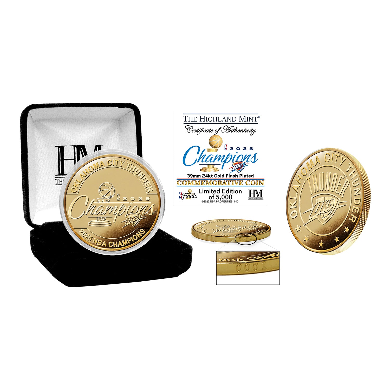 Official OKC Thunder 2025 Champions Collectibles | Official OKC Thunder ...
